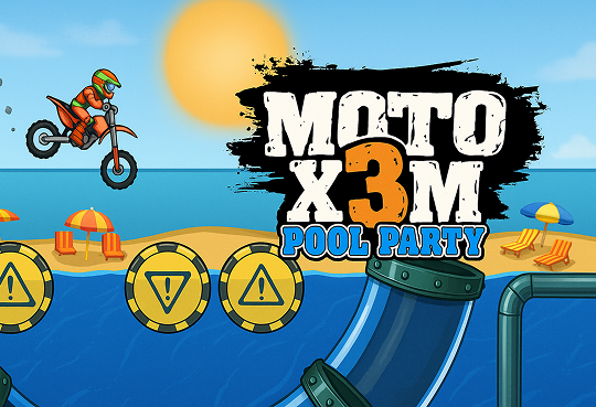 Moto X3M Pool Party Play for Free 🕹️ at PlayZen!