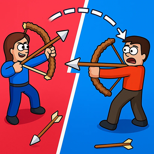 Two Archers Bow Duel Play for Free 🕹️ at PlayZen!
